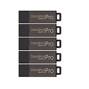Centon DataStick Pro USB 2.0 Flash Drive 4GB x 5, Grey