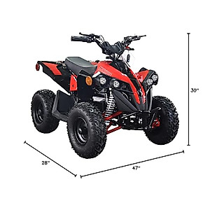 MotoTec E-Bully 36v 1000w ATV Red