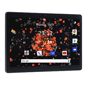ZONKO Tablet 10 Inch, Android 10 Tablet, Dual Camera Tablet PC, 2GB+32GB Storage, IPS HD Touchscreen, Quad Core, WiFi, Bluetooth Black