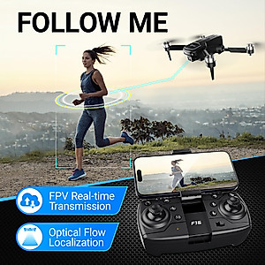 Contixo F16 FPV Drone with Camera for Kids - 2.4G RC Quadcopter Drones for Kids and Beginners with 6-Axis Gyro, 1080P HD Camera, Follow Me Mode, Gesture Control, One Key Starting, WiFi