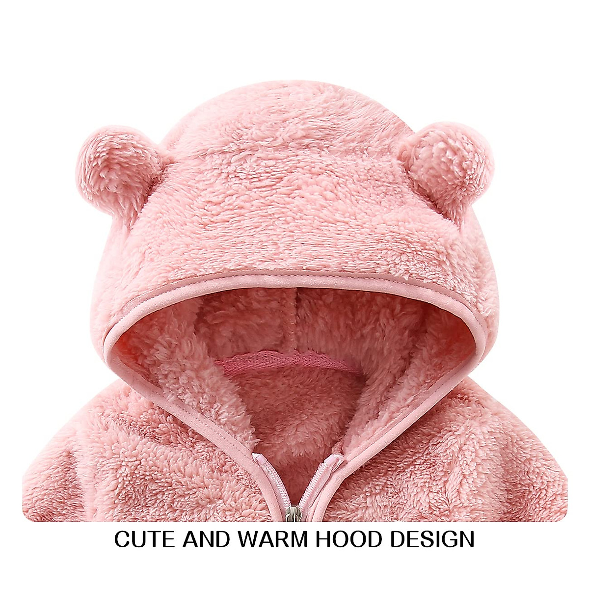 Tumaron Newborn Baby Girls Fleece Jacket Winter Clothes Coat Infant Sweater 9-12 Months
