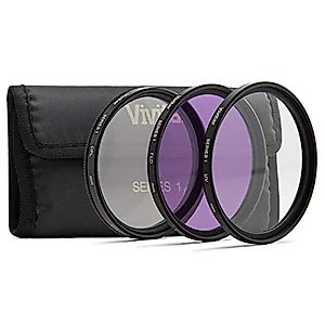 Vivitar 40.5mm 3-Piece Multi Coated Filter Kit UV+CPL+FLD
