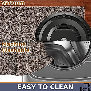 TTN Home Entryway Rug 24" x 36", Front Door Mat Indoor Entrance, Indoor Door Mat, Microfiber Rugs for Entryway, Entry Throw Rug with Rubber Backing Washable, Absorbent Door Mat, Muddy Mat for Dog