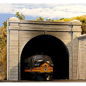 Chooch Enterprises HO Scale Double Concrete Tunnel Portal