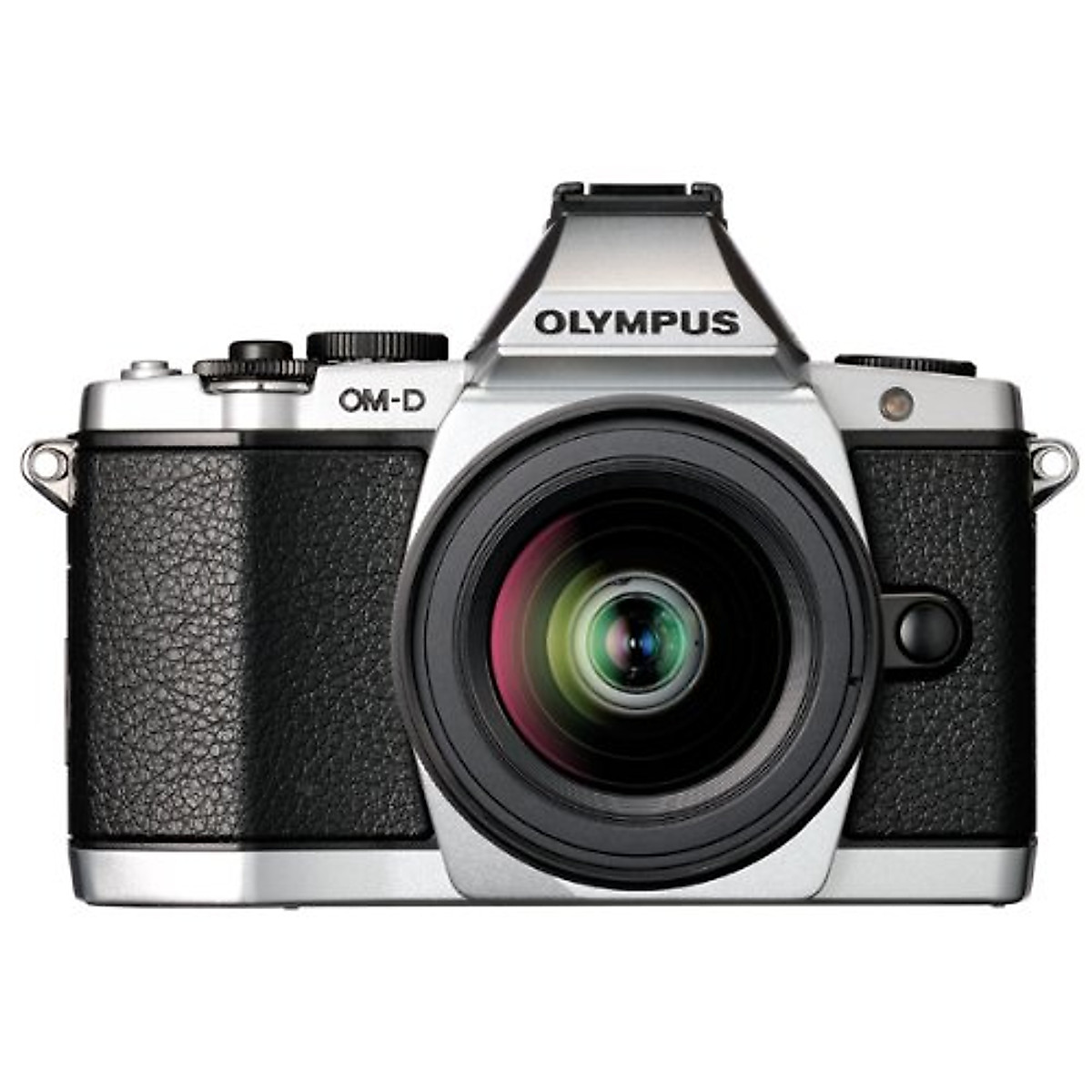 Olympus OM-D E-M5 16MP Live MOS Mirrorless Digital Camera with 3.0-Inch Tilting OLED Touchscreen and 12-50mm Lens (Silver) (Discontinued by Manufacturer)