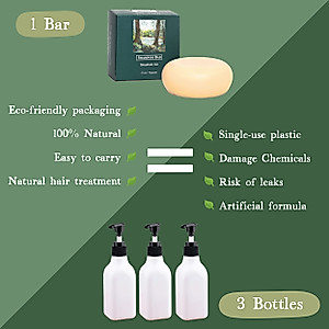 Adirondack Fragrance & Flavor Farm ADK Mountain Air Shampoo Bar for Oily Hair & Sensitive Scalp, Essential Oils, Sulfate-Free Plant-Based Vegan & Eco Friendly Solid Hair Cleanser, 2.5 Oz, 70 grams