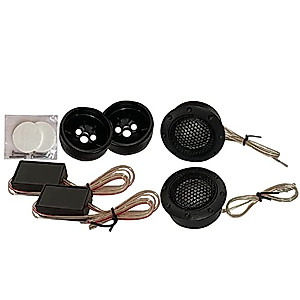 CYDZSW 1 Inch Car Audio Tweeters,Door Stereo Speakers,Truck Super Tweeter Pair Set 180W(DDT-S30)