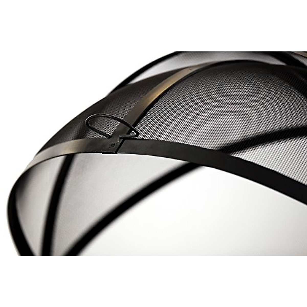 Hampton's Buzaar 40 Inch Fire Pit Easy Access Spark Screen