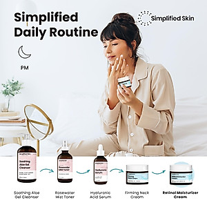 Retinol Cream for Face - 2.5% Retinol Moisturizer with Vitamin E & Hyaluronic Acid for Anti-Aging & Wrinkles - Retinol Night Cream for Face – Hydrating Retinol Facial Moisturizer Cream - 1.7 Oz