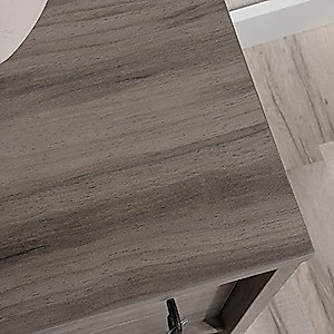 Sauder Clifford Place Lateral File Cabinet in Jet Acacia, Jet Acacia Finish