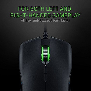 Razer Lancehead Tournament Edition Ambidextrous Gaming Mouse: 16K DPI Optical Sensor - Chroma RGB Lighting - 8 Programmable Buttons - Mechanical Switches - Classic Black