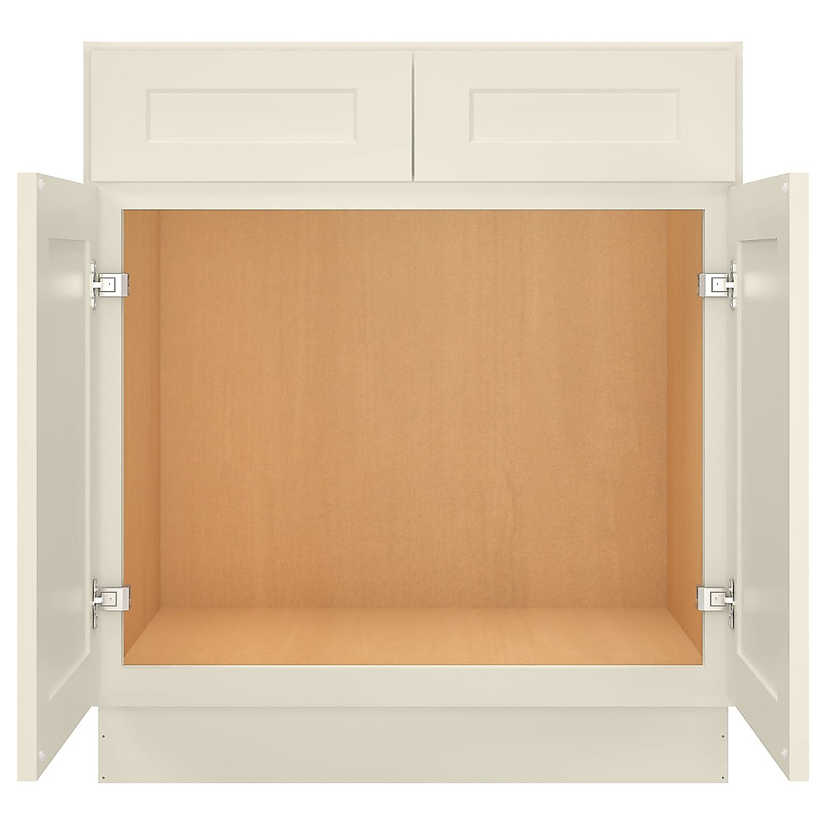 LOVMOR 36" Bathroom Vanity, Kitchen Base Cabinet, Single Sink Storage Unit, Pedestal Sink Storage Cabinet, Large Capacity for Laundry Room, Kitchen, Shower Room & Utility Room