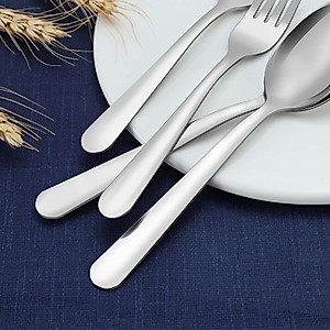 36-Piece Tea Spoons Set, Funnydin 5.9" Stainless Steel Tea Spoons Silverware, Durable Small Spoons, Cost-effective Tea Spoon Set of 36 for Home Kitchen Restaurant - Mirror Polished, Dishwasher Safe