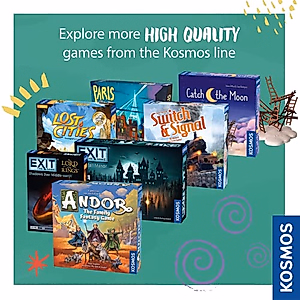 Adventure Games: The Gloom City File – A Kosmos Game from Thames & Kosmos | Collaborative, Replayable Storytelling Gaming Experience for 1 to 4 Players Ages 16+