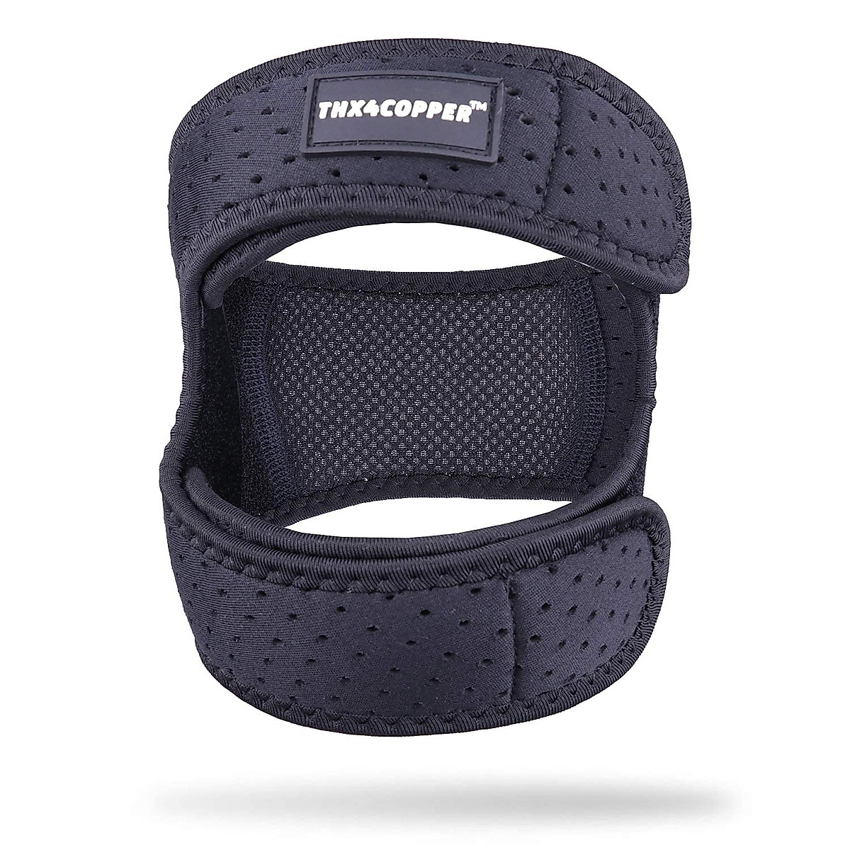 THX4COPPER Compression Dual Adjustable Patella Knee Brace for Pain Relief,Knee Strap Support for Running, Jumper, Gym Exercise, Tendonitis, Arthritis, Injury Recovery, Joints and Muscles