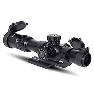Monstrum G3 1-6x24 First Focal Plane FFP Rifle Scope with MOA Reticle | MH300 H-Series V1 Scope Mount | Bundle