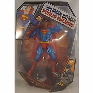Superman Batman Public Enemies Superman Shiny Paint Variant 6 Inch Scale Action Figure