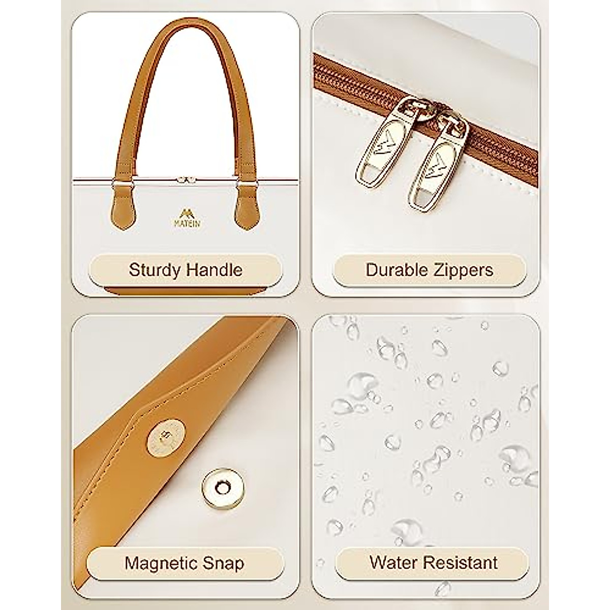 MATEIN Computer Backpack for Women, Large Anti Theft TSA 17 Inch Laptop Backpack, Laptop Bag for Women 15.6 Inch, Water Resistant Computer Briefcase Bag