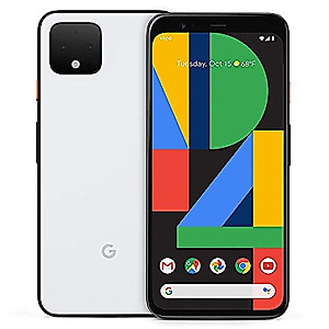Google Pixel 4 - Clearly White 128GB - Unlocked (Renewed)