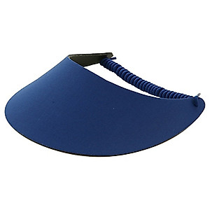 MG Women's Cotton Solid String Sun Visor Hat