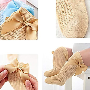 Sunlunckystar Knee High Socks for Baby Girls 1-2 Years