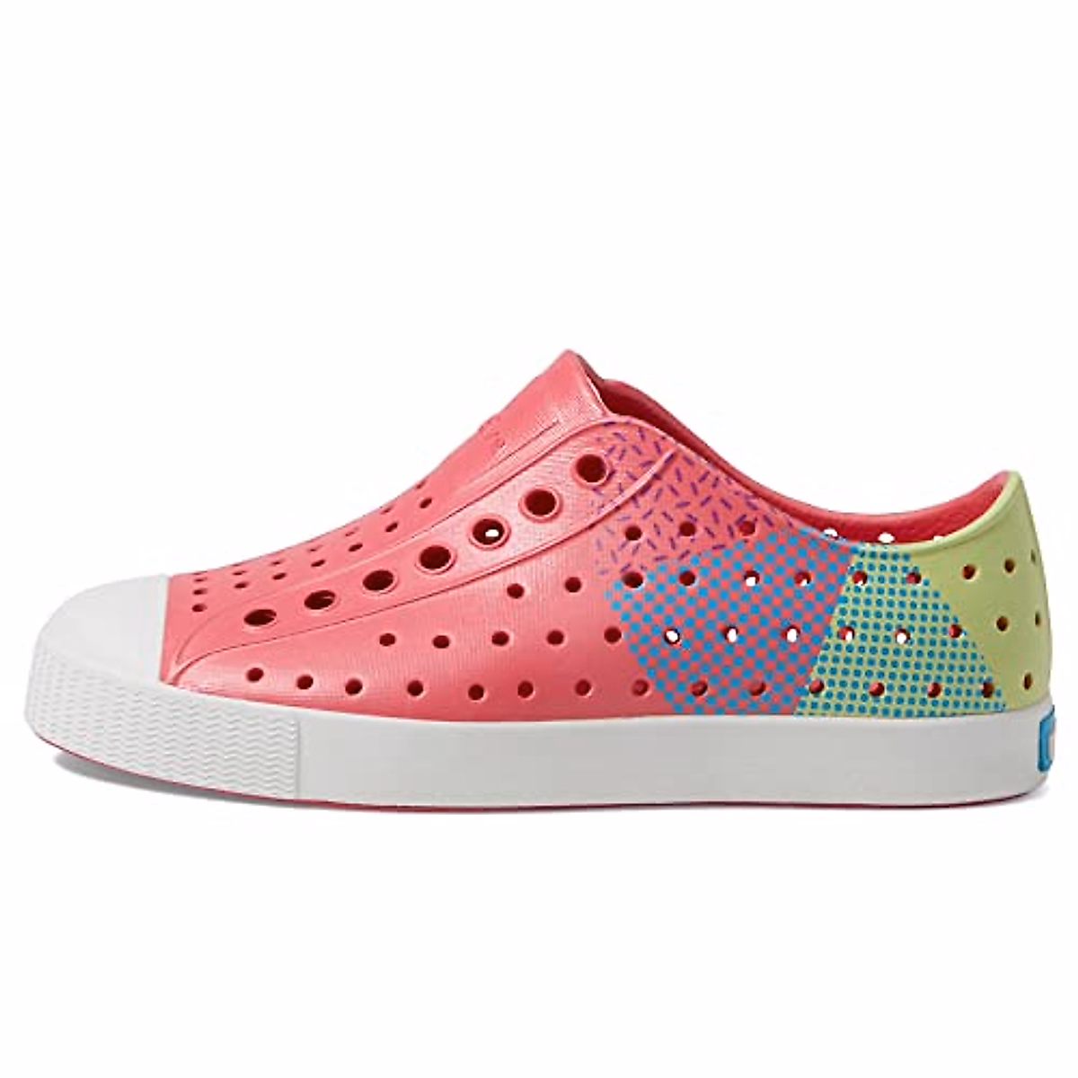Native Shoes Jefferson Sugarlite Block (Little Kid) Dazzle Pink/Shell White/Celery Maria Starfish Block 2 Little Kid M