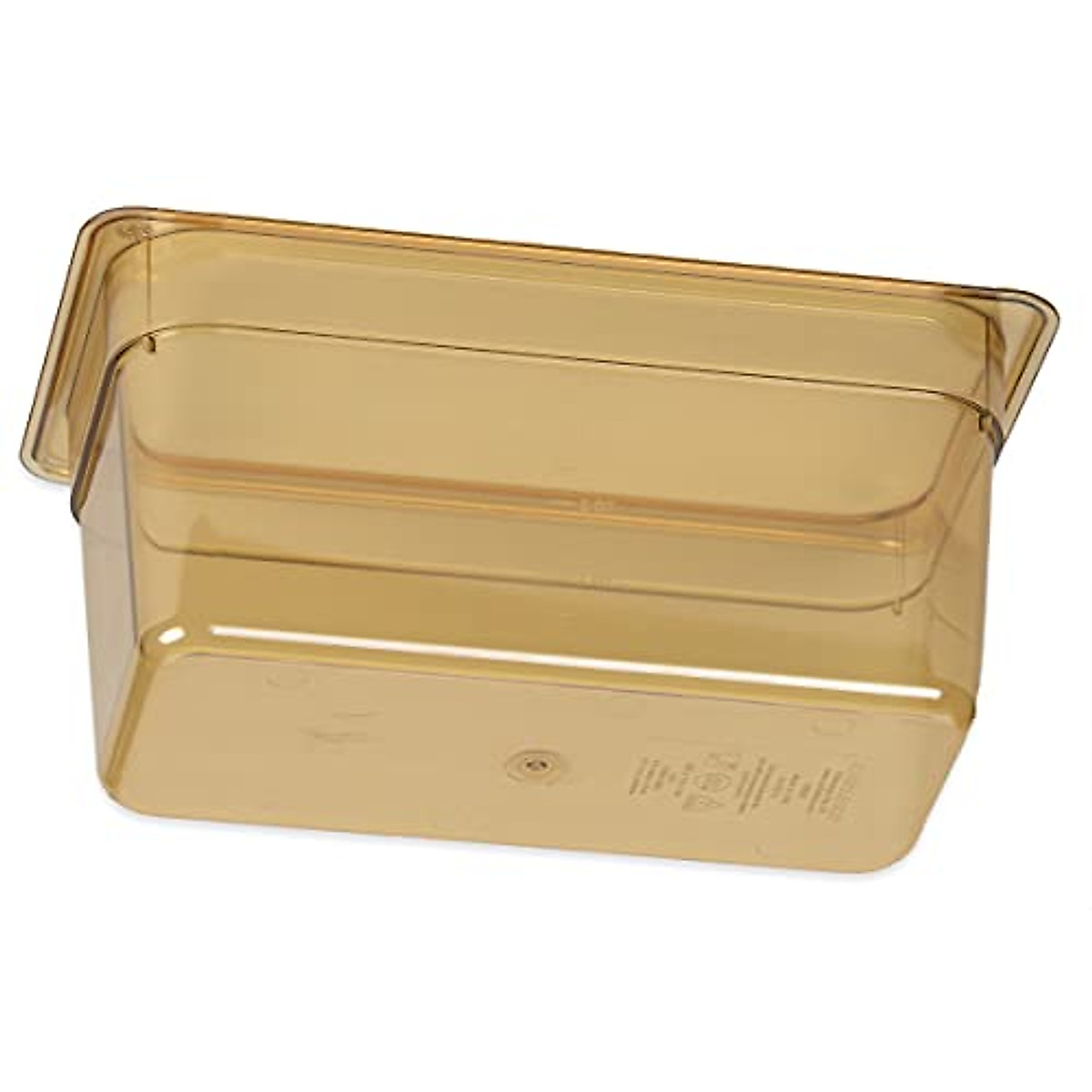 Carlisle FoodService Products 3086213 StorPlus High Heat Food Pan, 6" Deep, Third Size, Amber