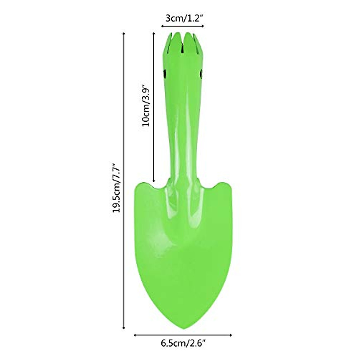 Mini Colorful Trowel Metal Garden Hand Shovels, 5 pcs Garden Tools for Kids Teens Adults Soil Planting Sand Box