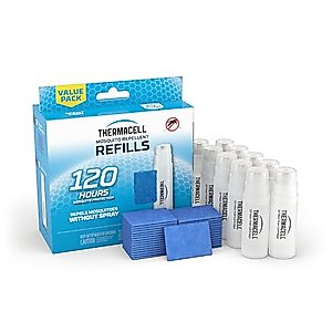 Thermacell Mosquito Repellent Refills; Compatible with Any Fuel-Powered Thermacell Repeller; Highly Effective, Long Lasting, No Spray or Mess; 15 Foot Zone of Mosquito Protection
