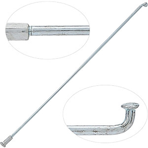 Kerjio 36PCS Bicycle 10g Spokes Road Spokes with Nipples Silver Bicycle Spokes 170MM