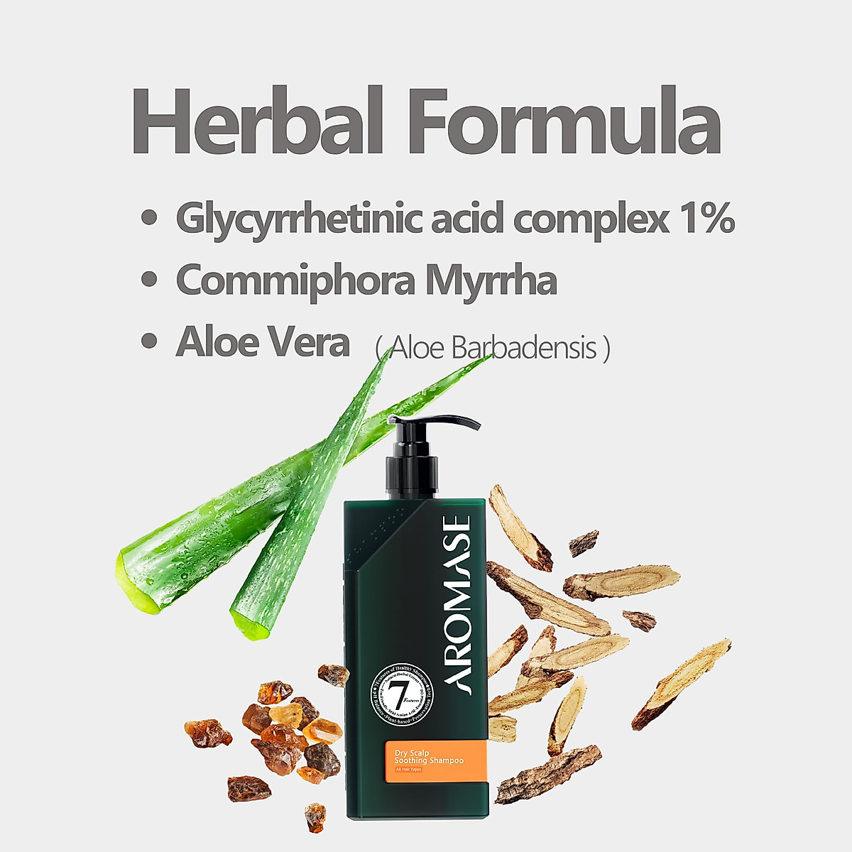 Aromase Soothing Shampoo for Dry, Itchy, and Flaky Scalps – designed to relieve scalp itchiness and provide lasting comfort gently.