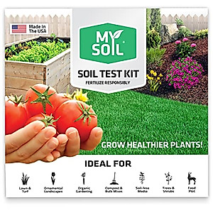 MySoil - Soil Test Kit | Grow The Best Lawn & Garden | Complete & Accurate Nutrient and pH Analysis with Recommendations Tailored to Your Soil and Plant Needs