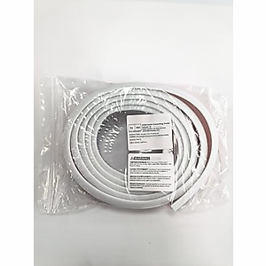 Water Barrier for Sink,Shower Threshold Water Dam Barrier,Waterproof Barrier Bathroom,Collapsible Silicone Strip Trim Splash Guard (White-2M)