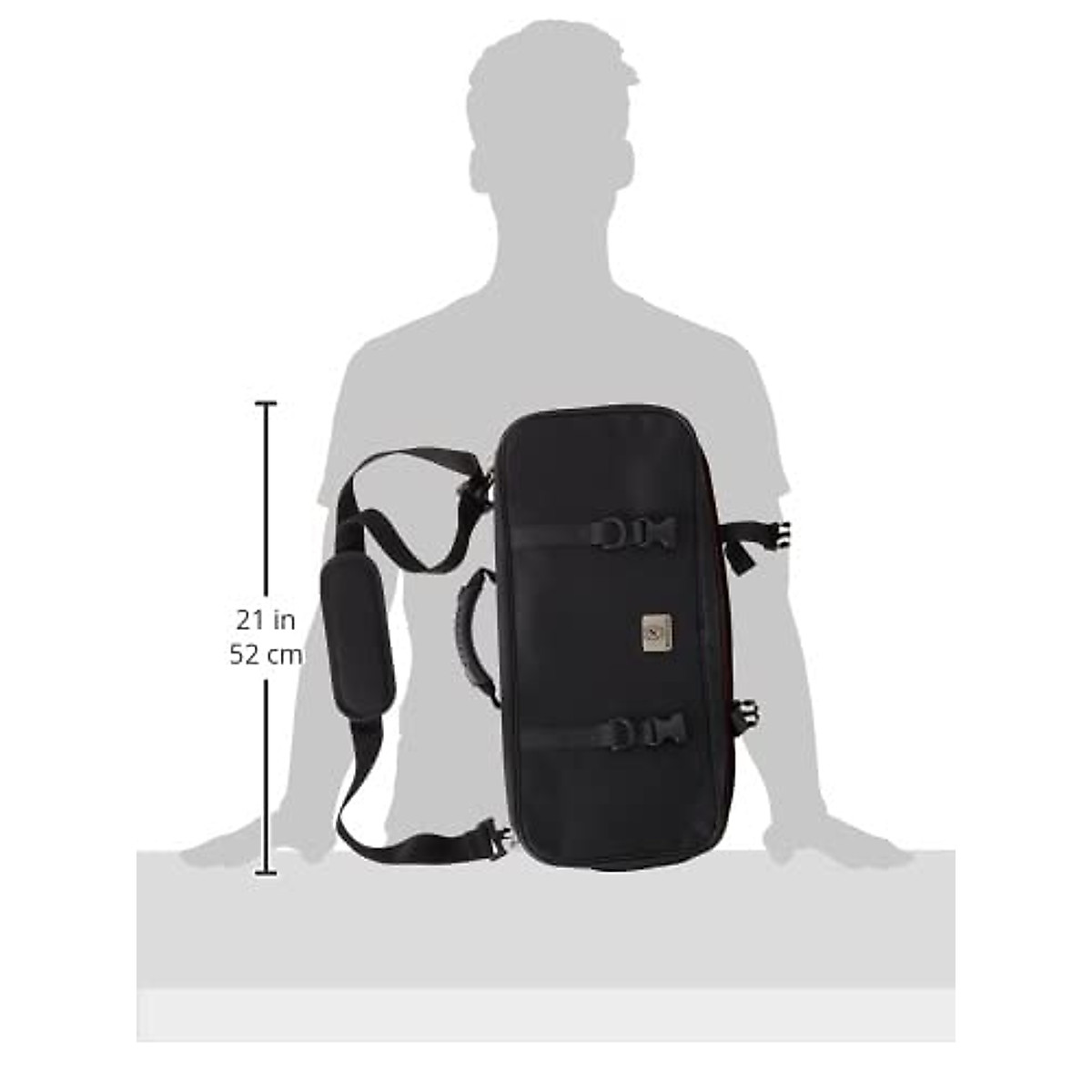 Mercer Culinary Double-Zip 17-Pocket Knife Case,Black