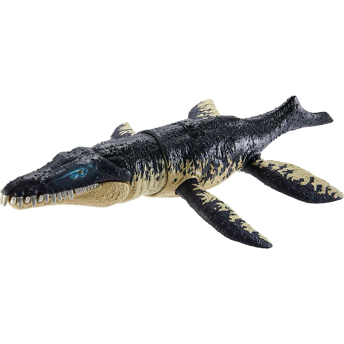 Mattel Jurassic World Dominion Wild Roar Kronosaurus Dinosaur Action Figure Toy with Sound & Attack Action, Plus Downloadable App & AR