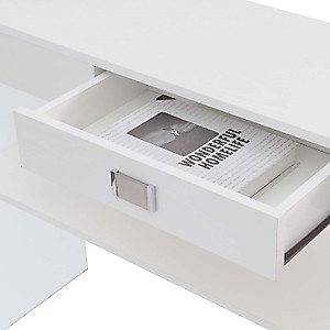 Convenience Concepts SoHo 1-Drawer Console Table, White