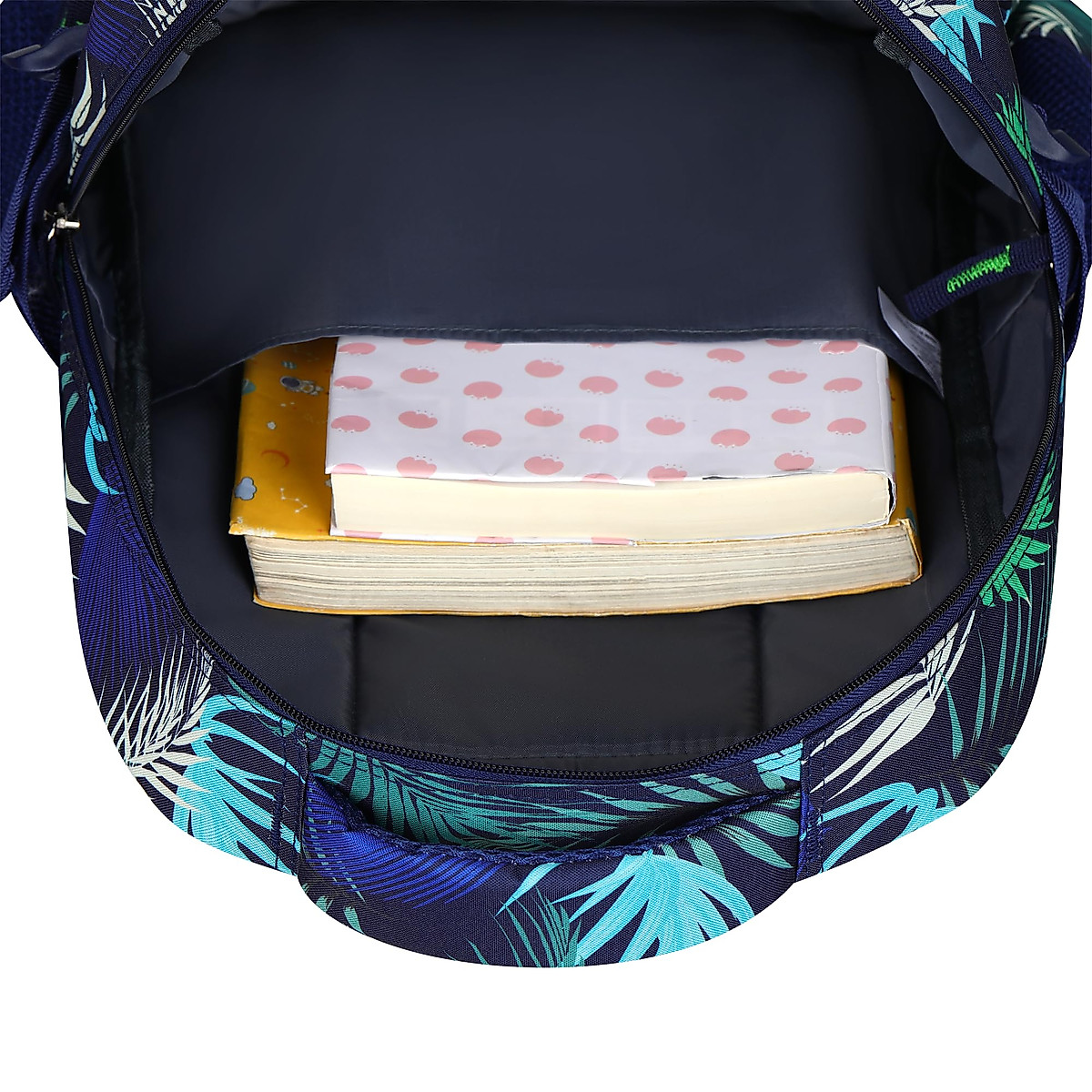 MYGOO Tropical Kids Backpack for Girls | 17" Heart Magenta | Grove Collection for School-Aged Children