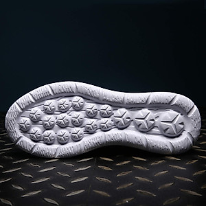 KEEZMZ Men's Running Shoes Fashion Breathable Sneakers Mesh Soft Sole Casual Athletic Lightweight (13, Beige)