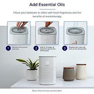 LEVOIT Air Purifier Core Mini / LV-H128 Aroma Pads 12pack Essential Oil Replacement