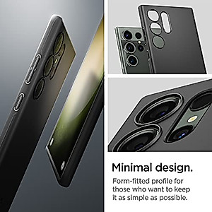 Spigen Thin Fit Designed for Galaxy S23 Ultra Case (2023) - Black