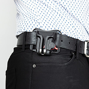 Spider Holster - BlackWidow Camera Holster + Pin - Self Locking Holster for Carrying a Light Weight Camera from Any Belt!
