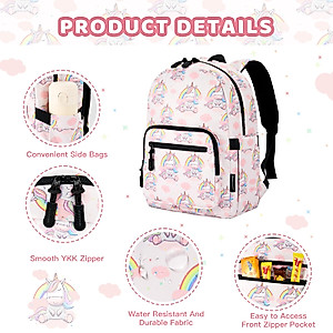 JOYHILL Travel Laptop Backpack, College School Business Backpacks Waterproof Computer Bag for Boys Men fit 15.6 Inch Notebook