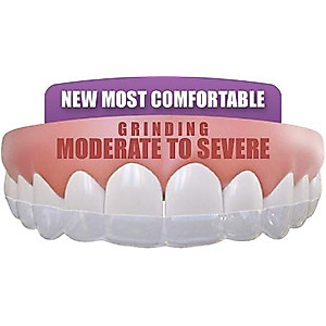 Impact Nightguards Self-Equilibrating Grind Guard for Moderate to Severe Teeth Grinding -Direct From Dental Lab (3MM LOWER BLUE)