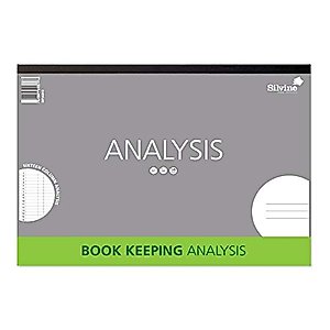 Silvine A3 Book Keeping Analysis Pad, 80 Pages Printed 'Analysis' 16 Columns - Ref A3A16