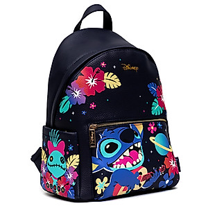 Wondapop Disney Lilo and Stitch 12” Vegan Leather Mini Backpack