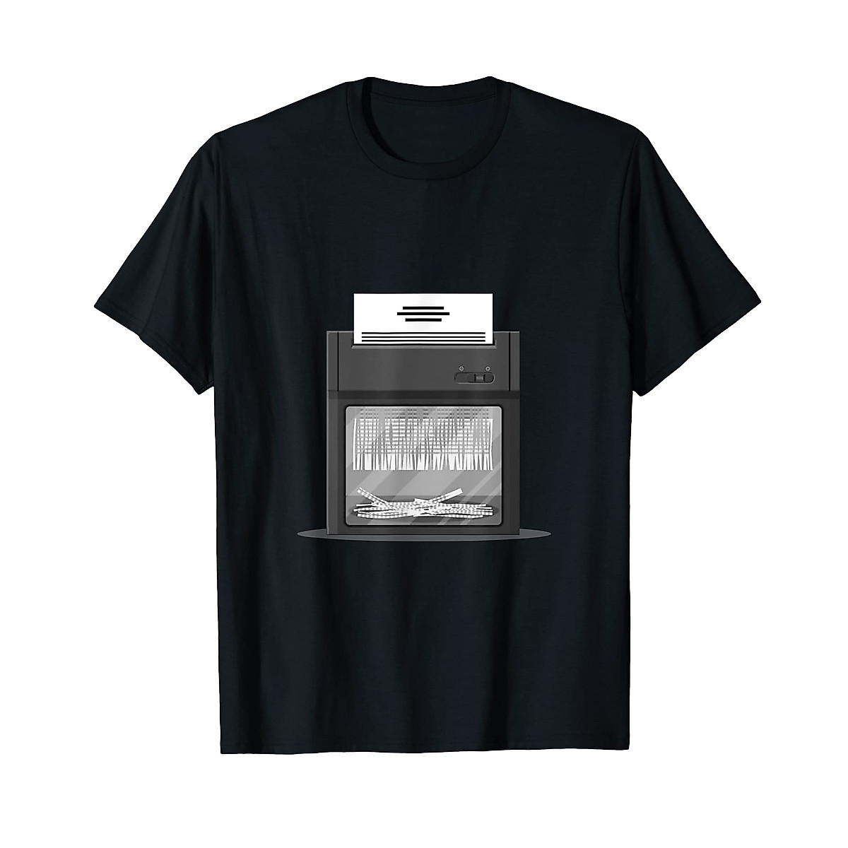 Paper Shredder Office Supply Graphic Art T-Shirt