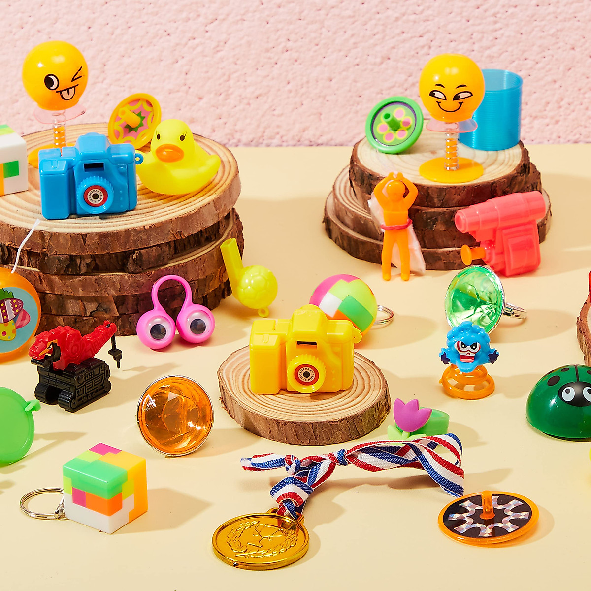 JOYIN 48Pcs Easter Eggs with Toys Inside, Prefilled Easter Eggs with Popular Assorted Toys for Kids Boys Girls, Easter Party Favors Easter Eggs Hunt, Basket Stuffers Filler, Classroom Exchange