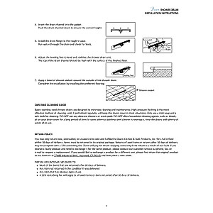 Dawn LCO320304 Colorado River Series Linear Shower Drain, 32-Inch,Silver,32 Inch