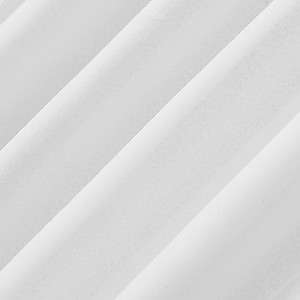 No. 918 Reman 2-pack Twist Tab Linen Texture Semi-Sheer Tab Top Curtain Panel Pair, 40" x 84", White