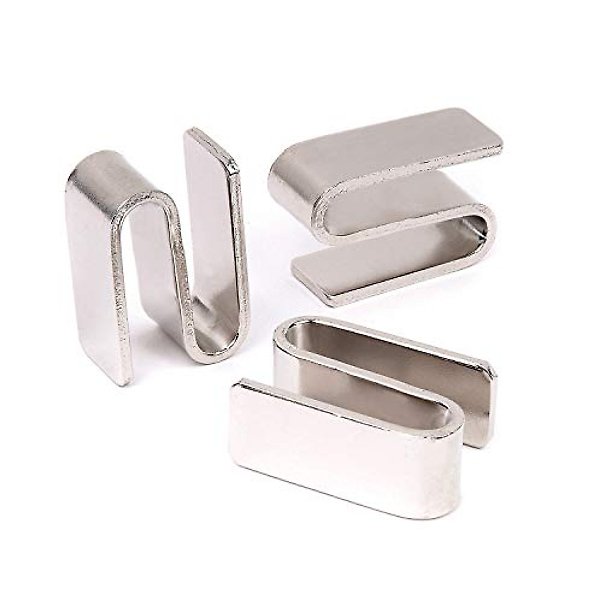 Nexel (AS) Chrome S-Hooks, 12 Pack, Use 2 S Hooks for Each Shelf, Joins Wire Shelving Units Together, Chrome (12 Per Pack)